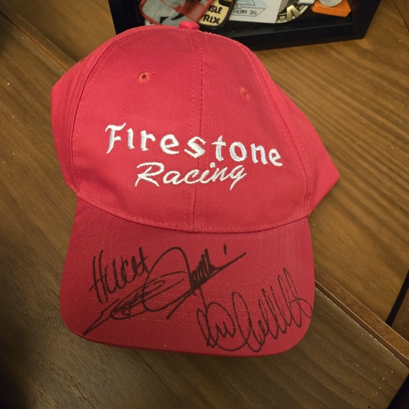 Other | Signed Firestone Racing Hat Andretti Hunterreay Viso ...